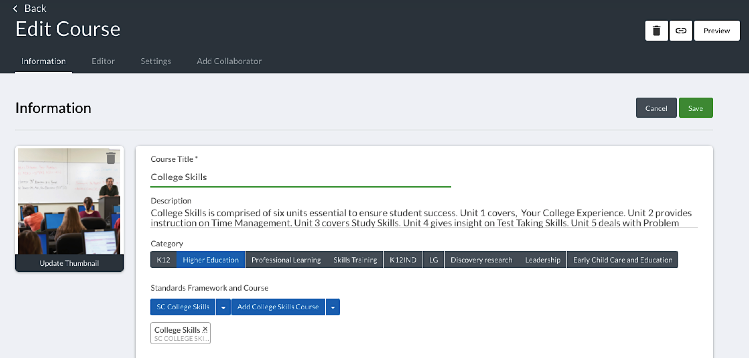 Creating a Course from Scratch – Gooru Community